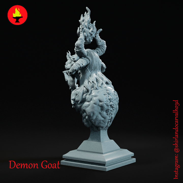 3D Printable Demon Goat by Evil Forge Studio