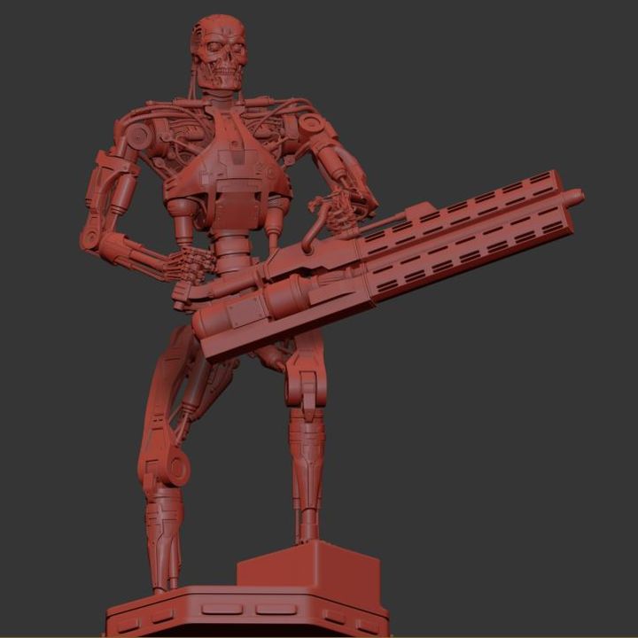 3D Printable THE XTERMINATOR T-800 V2 High Detal by SKYNET