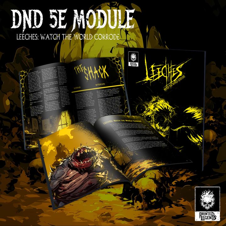 3D Printable Leeches: Watch the world corrode DnD 5e Module (Level 1-3 ...