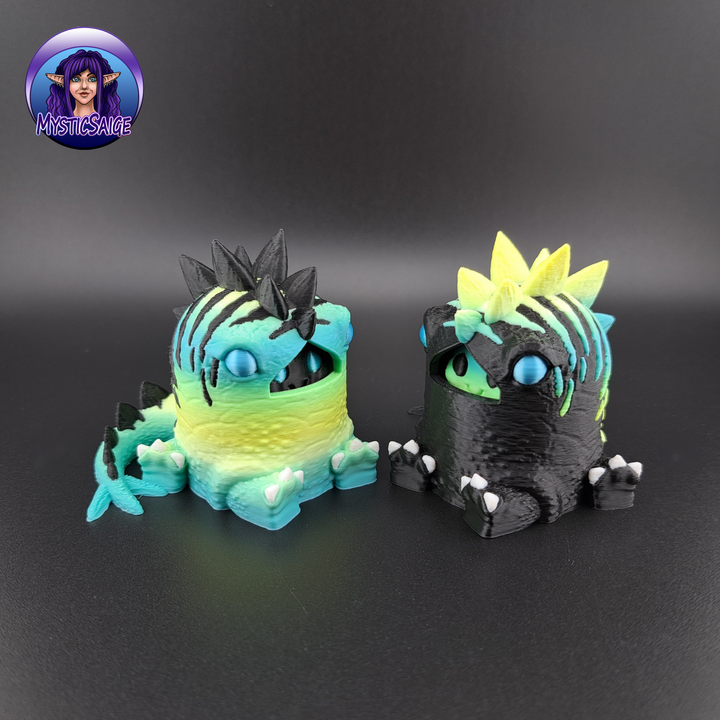 3D Printable Squatchlings in Costumes - Chibi Cryptids by MysticSaige