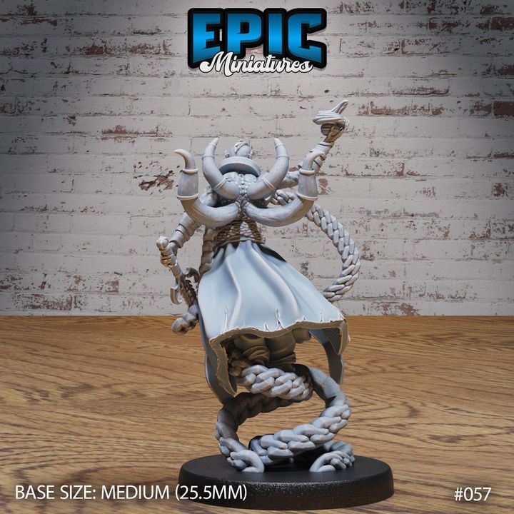 3D Printable Spellbound Lich Set / Undead Necromancer Monster / Wizard ...