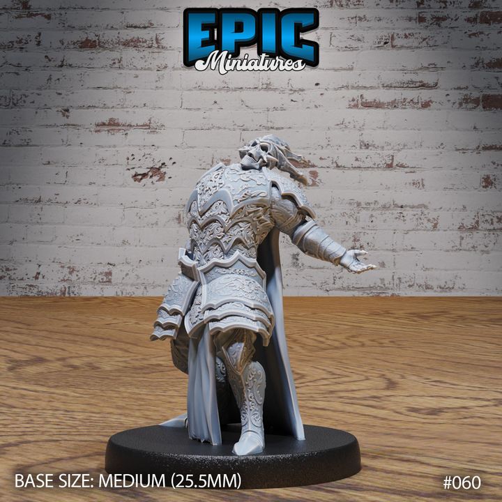 3D Printable Skeleton Overlord / Undead Soldier / Evil Skelet Warrior ...