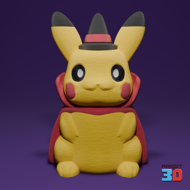 3D Printable 3D Printable PikaWizard STL Model by Brandon