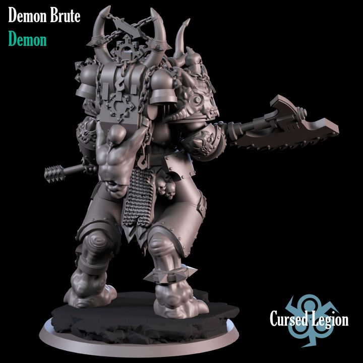 3D Printable Demon Brute by Sergeant Hammer