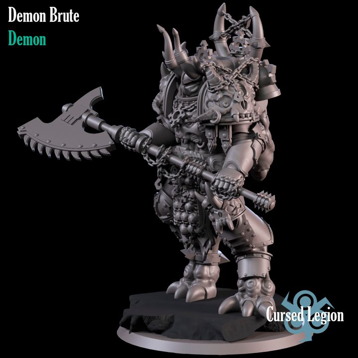 3D Printable Demon Brute by Sergeant Hammer