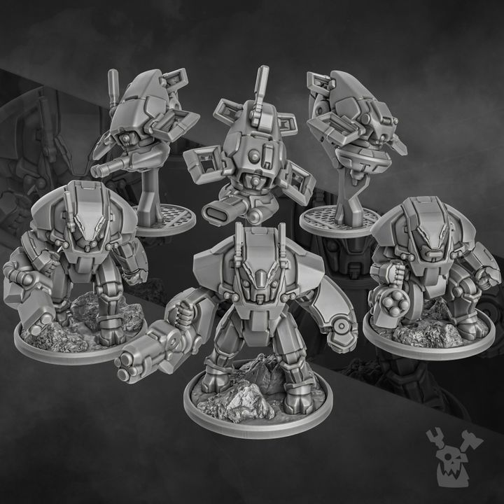 3D Printable Shadow Combat Suits by dakkadakka.store