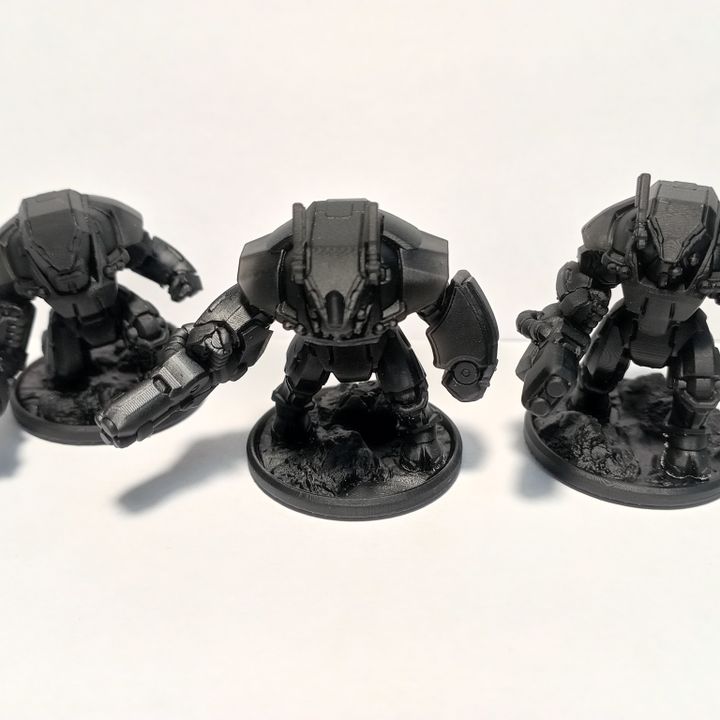 3D Printable Shadow Combat Suits by dakkadakka.store