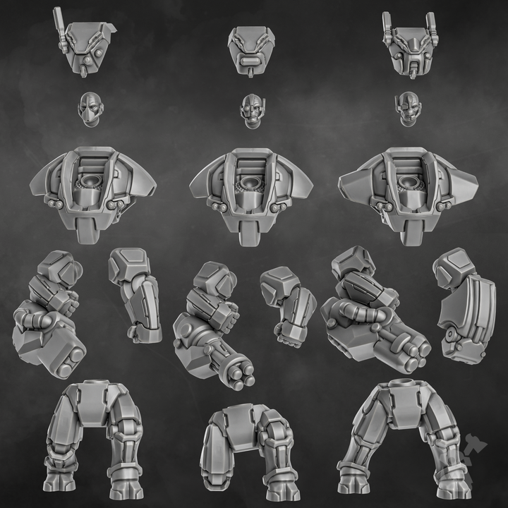 3D Printable Shadow Combat Suits by dakkadakka.store