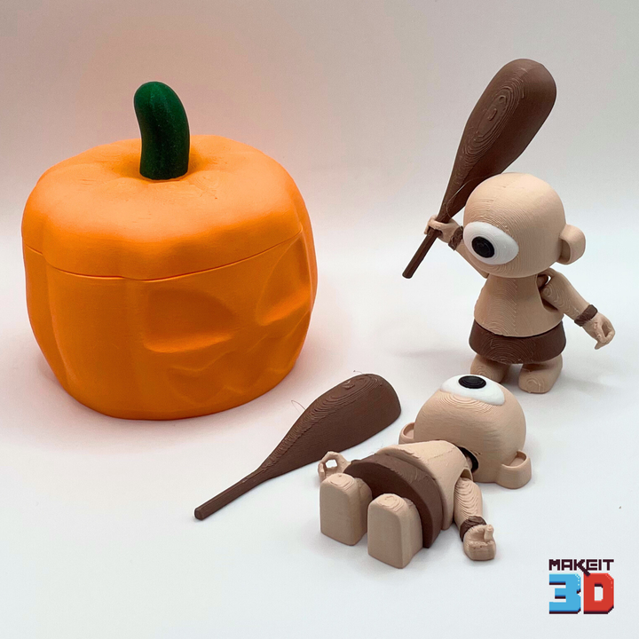 3D Printable 3D Printable Cyclops Articulated Flexi With Club STL Files ...