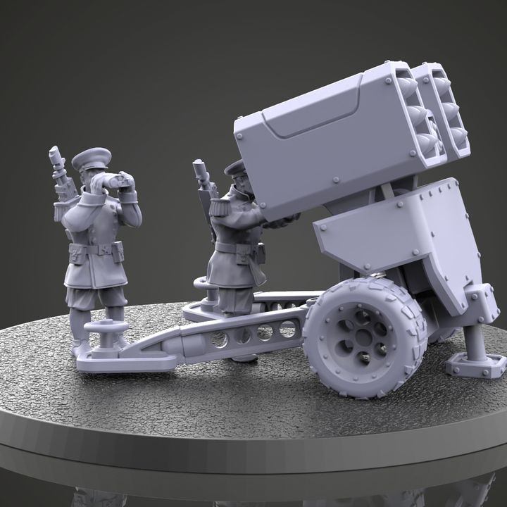 3D Printable Parade Uniform Heavy Artillery guns by SoldiersofHumankind