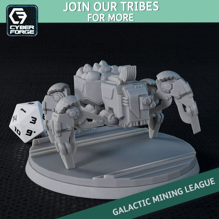 3D Printable Dwarves Galactic Mining Leagues Bundle Pack by Titan Forge Miniatures