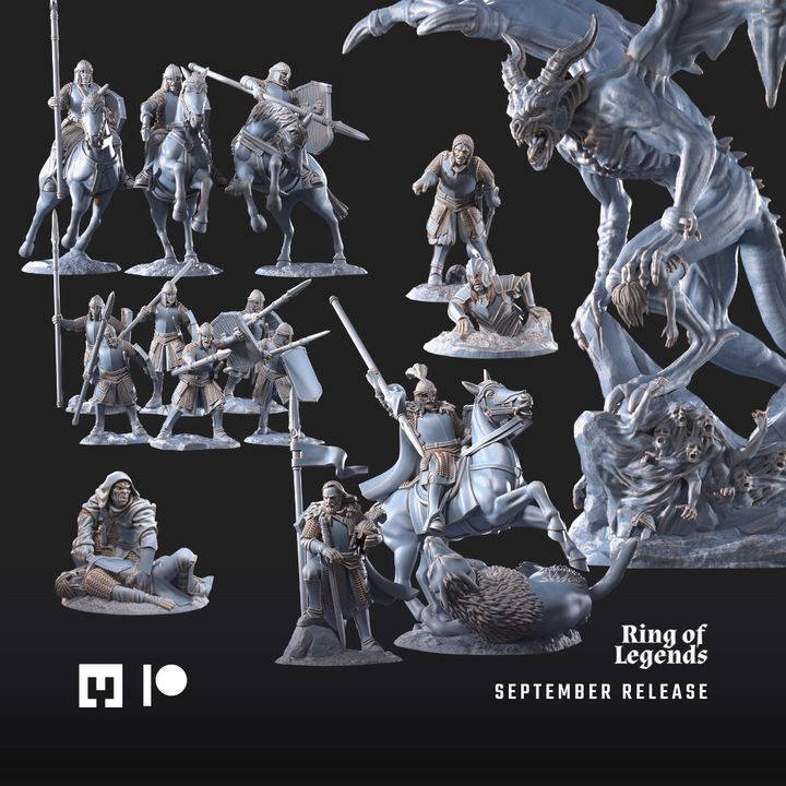 3D Printable September Release 24 | Release Pack | Ring of Legends by ...