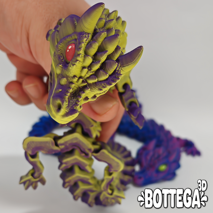 3D Printable Eldrin, Scale Dragon by NOZZLE NOOK