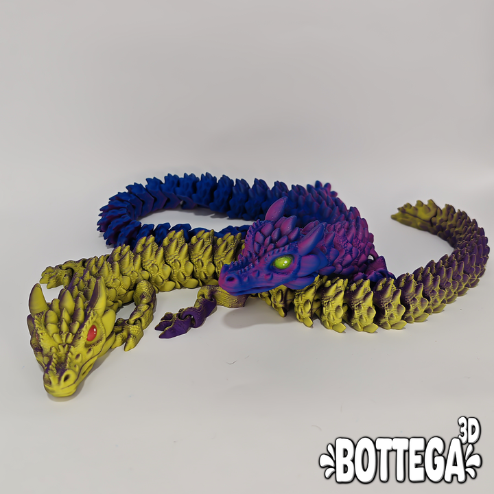 3D Printable Eldrin, Scale Dragon by NOZZLE NOOK