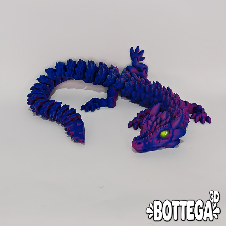 3D Printable Eldrin, Scale Dragon by NOZZLE NOOK