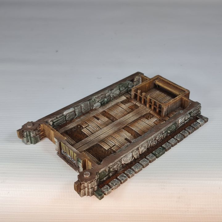 3D Printable Sheriff Office - Medieval Town Set by Adrian