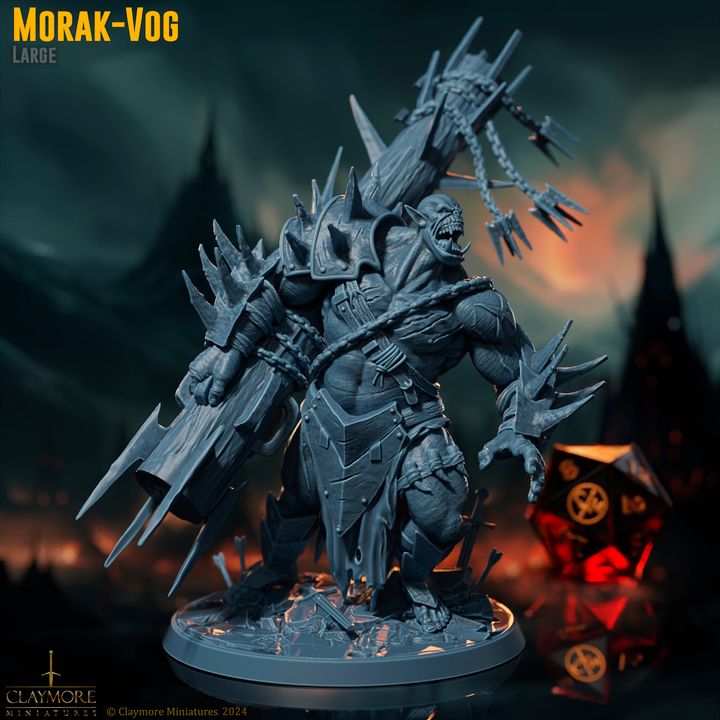 3D Printable Morak-Vog by Claymore Miniatures