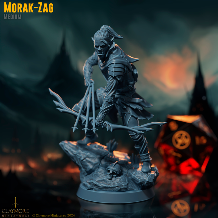 3D Printable Morak-Zag by Claymore Miniatures