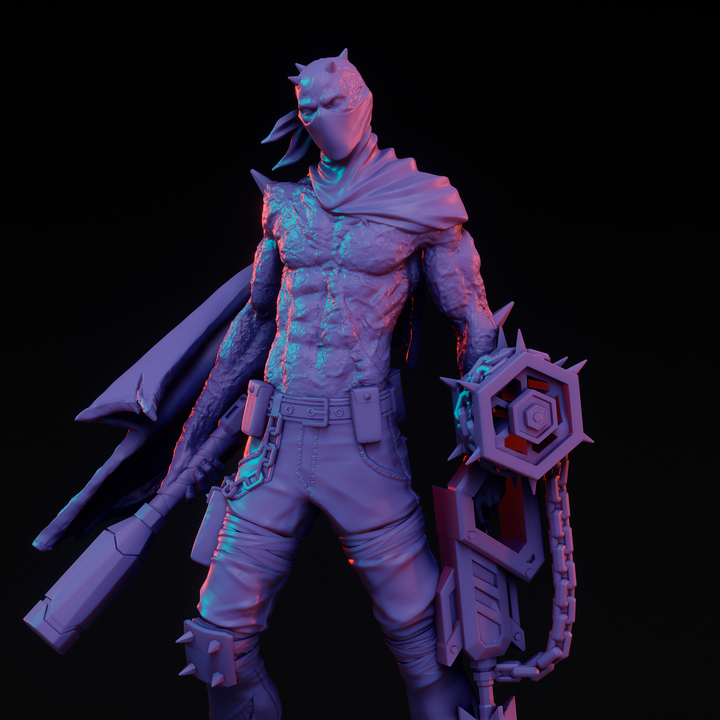 3D Printable Looter Guard - S02E01 - 32mm by Metal Quest