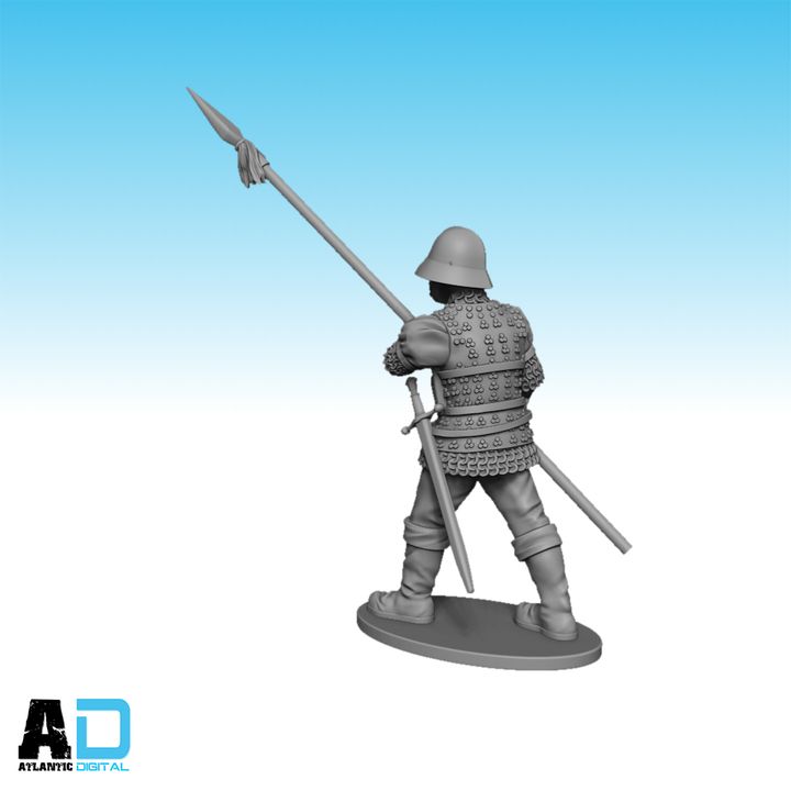 3D Printable Burgundian Pikemen by Wargames Atlantic