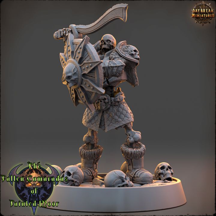 3D Printable Wight Knight of the Bone Legion - The Fallen Camaradas of ...