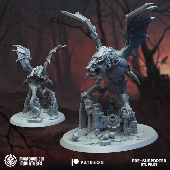 3D Printable Hellbat by Immaterium God Miniatures