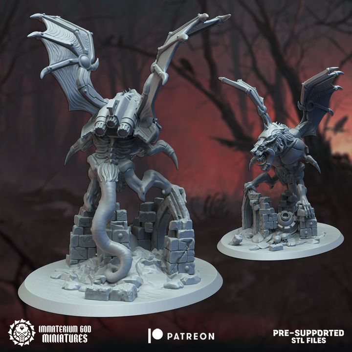 3D Printable Hellbat by Immaterium God Miniatures
