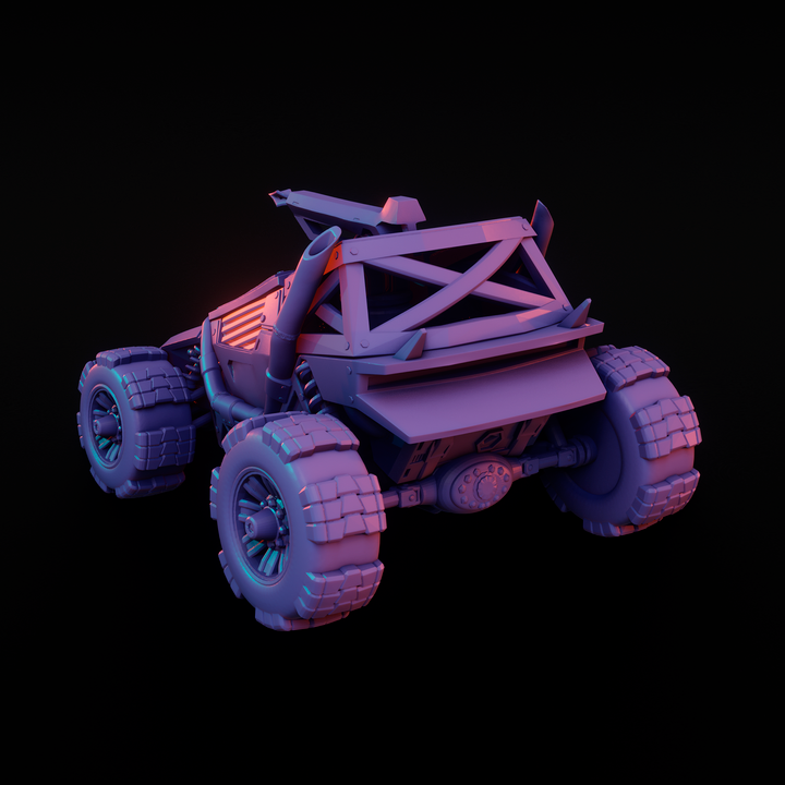 3D Printable Bastard (Mutant Vehicle) - S02E01 - 4x4 by Metal Quest