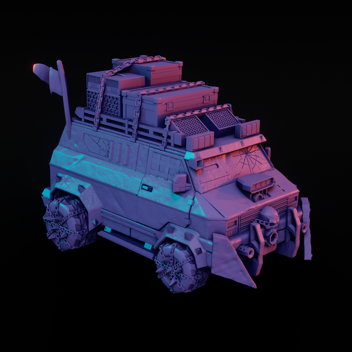 3D Printable Roadie (Band Vehicle) - S02E01 - 4x4 by Metal Quest