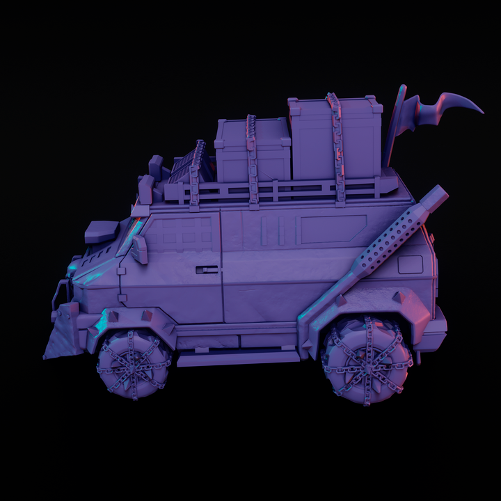 3D Printable Roadie (Band Vehicle) - S02E01 - 4x4 by Metal Quest