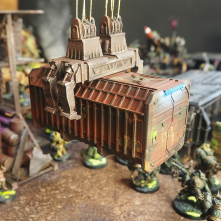 3D Printable RAPID FIRE DICEBOX - SCATTER TERRAIN by Mike hancox