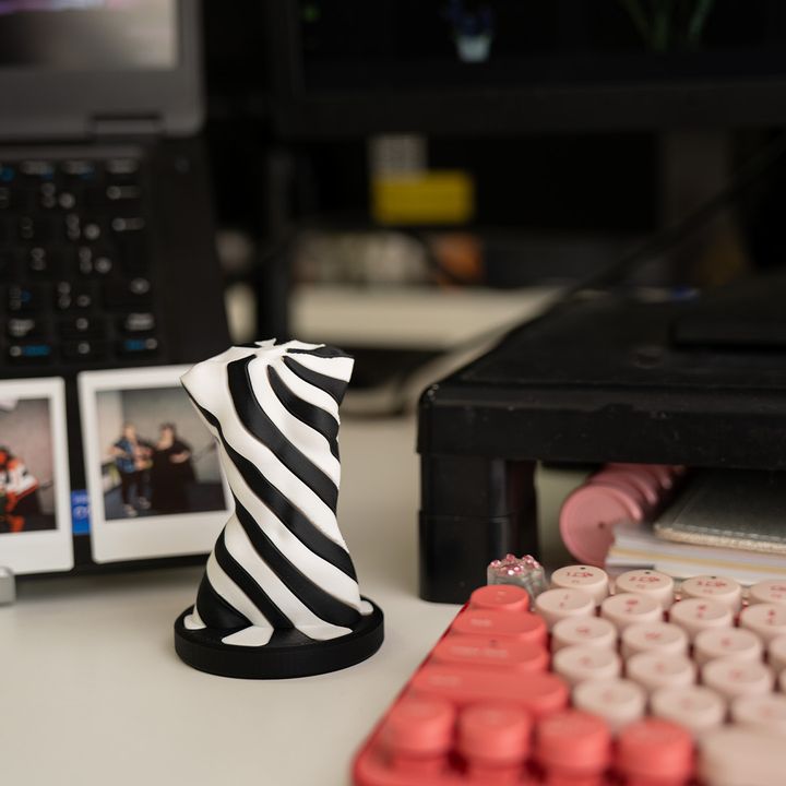 3D Printable Dizzy Lady by Stlflix