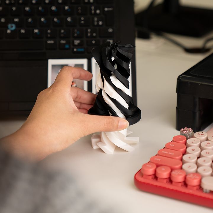 3D Printable Dizzy Lady by Stlflix