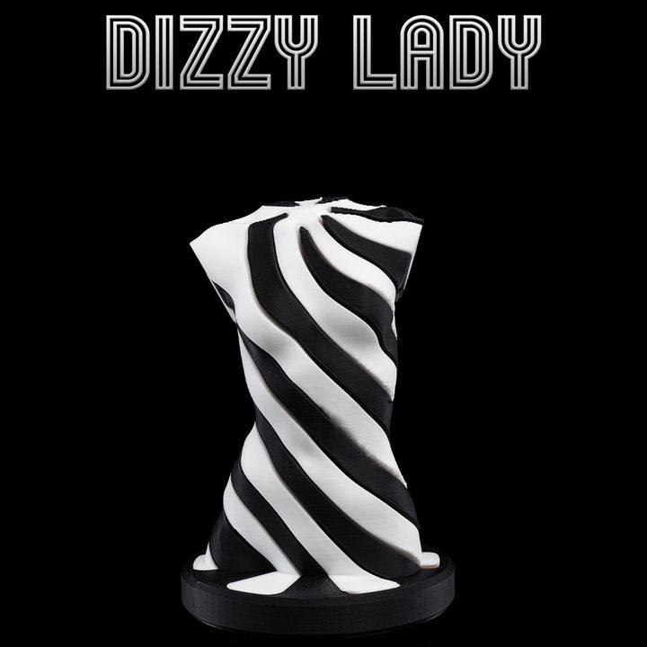 3D Printable Dizzy Lady by Stlflix