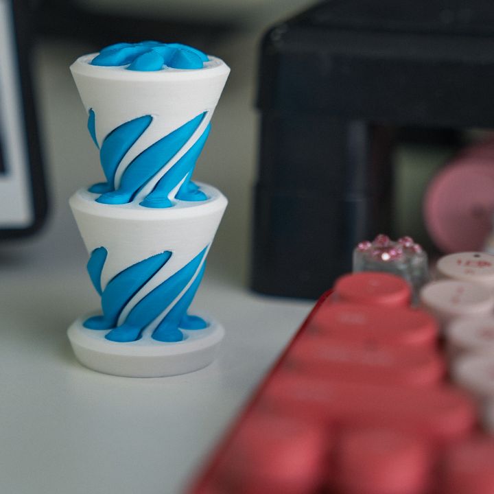 3D Printable Helix Fidget by Stlflix