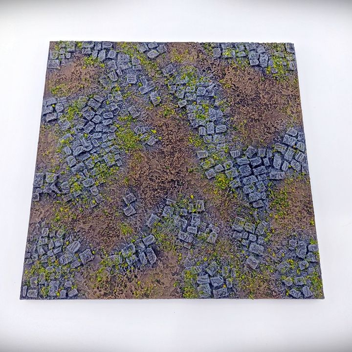 3D Printable Rough Stone Scatter Tiles - Core Tiles by Terrainify