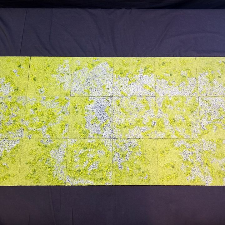 3D Printable Rough Stone Scatter Tiles - Core Tiles by Terrainify