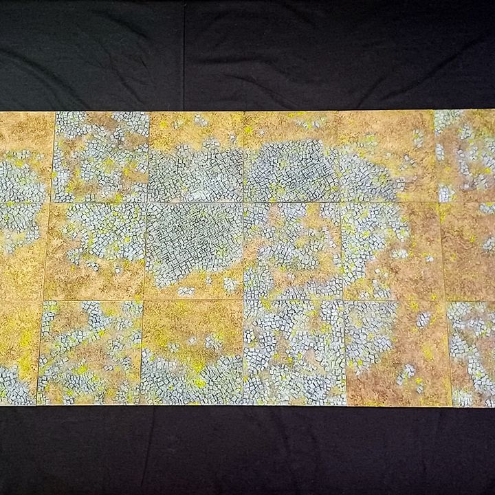 3D Printable Rough Stone Scatter Tiles - Core Tiles by Terrainify