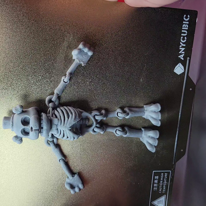 3D Printable freddy skeleton / PRINT-IN-PLACE WITHOUT SUPPORT by Portal ...