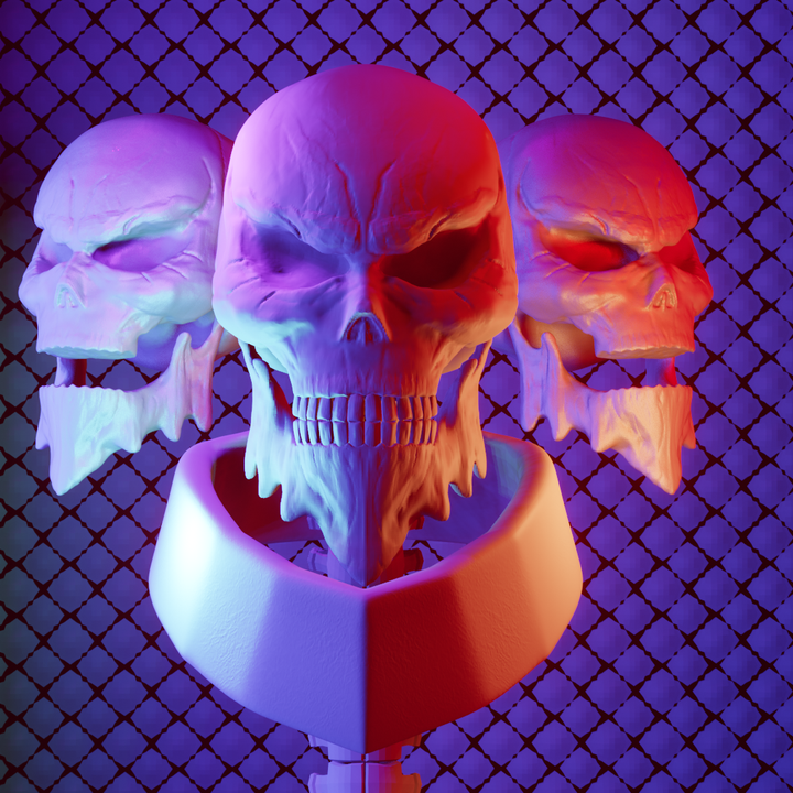 3D Printable Over lord sculpture by PELVIS