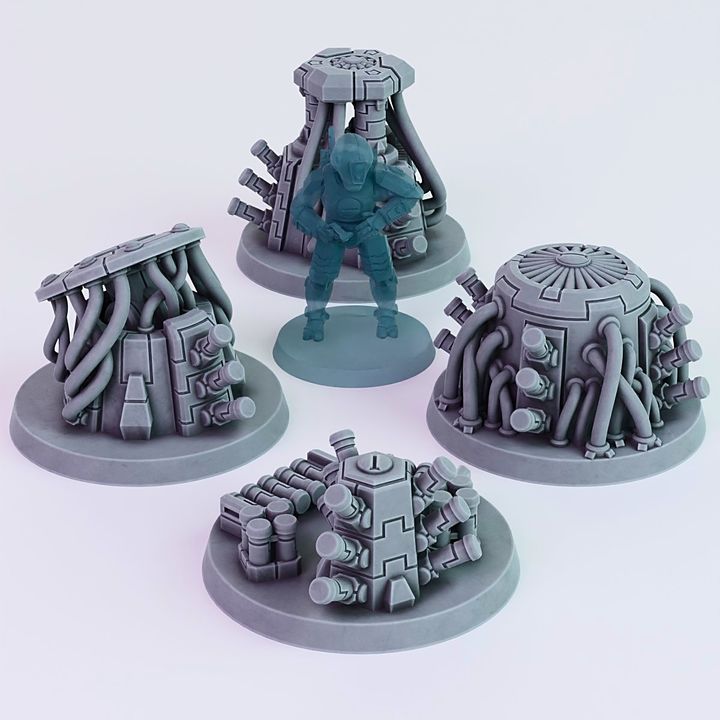3D Printable TX1 Objective Markers | Greater Good by Markus Köthe