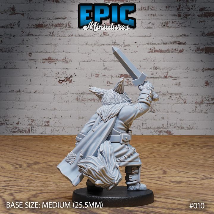 3D Printable Cat Tribe Set / Catfolk / Feline Warrior / Claw Fighter ...