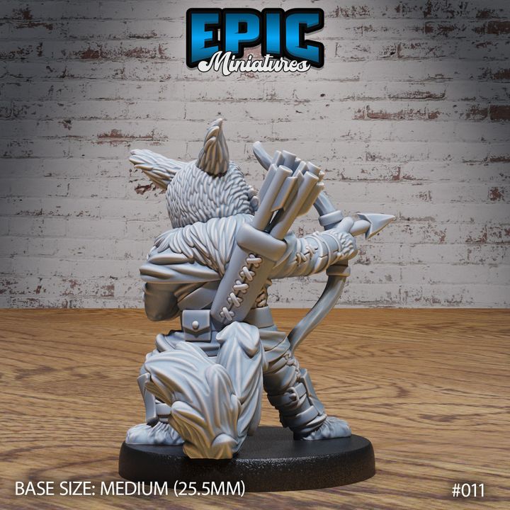 3D Printable Cat Tribe Set / Catfolk / Feline Warrior / Claw Fighter ...