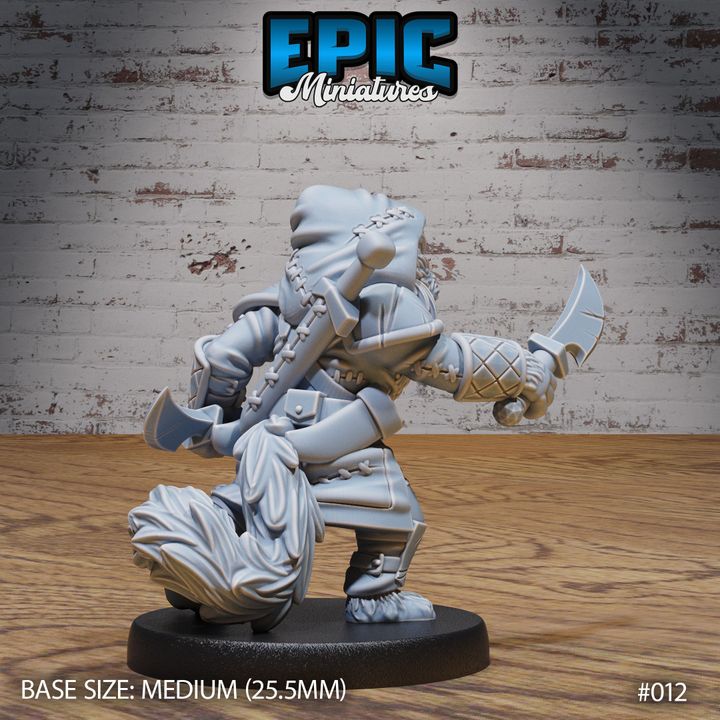 3D Printable Cat Tribe Set / Catfolk / Feline Warrior / Claw Fighter ...