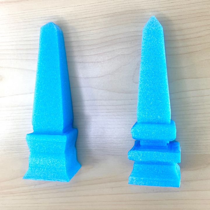 3D Printable Foam Obelisk Template (For use with Hot Wire) by Custom ...