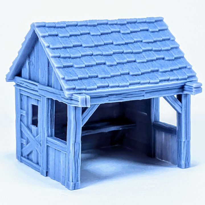 3D Printable 42-Piece Farmstead Set by Custom Miniature Maker