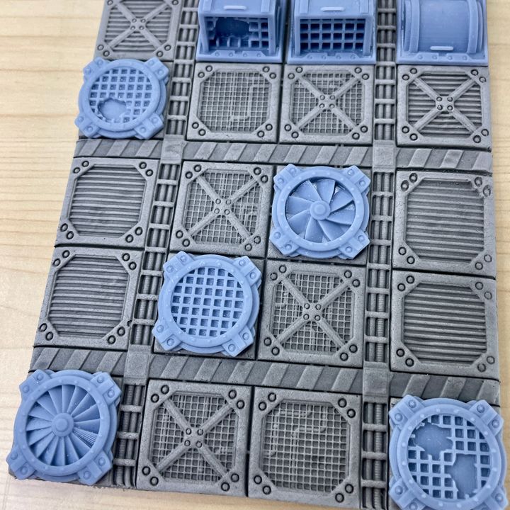 3D Printable Vent and Fan Panels by Custom Miniature Maker