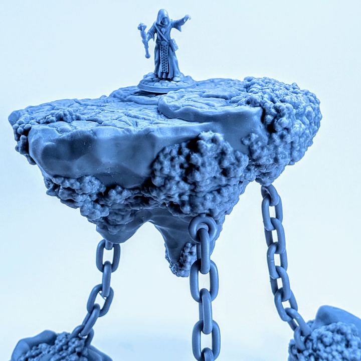 3D Printable Tethered Isle by Custom Miniature Maker