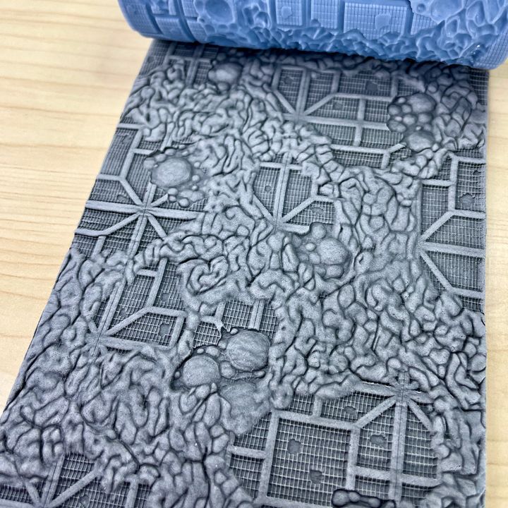 3D Printable Print 'N' Roll Set: Hive Infested Planet (Texture Roller ...