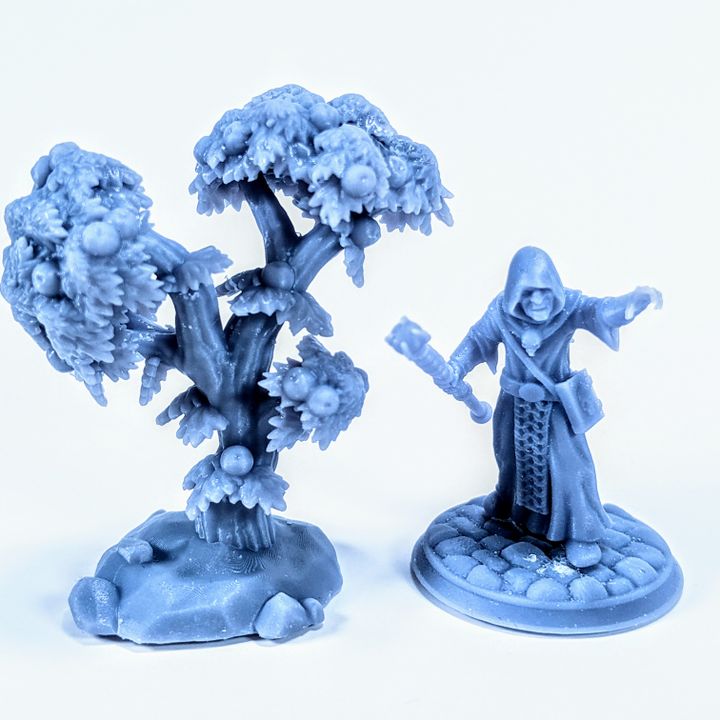 3D Printable Berry Shrub Set by Custom Miniature Maker